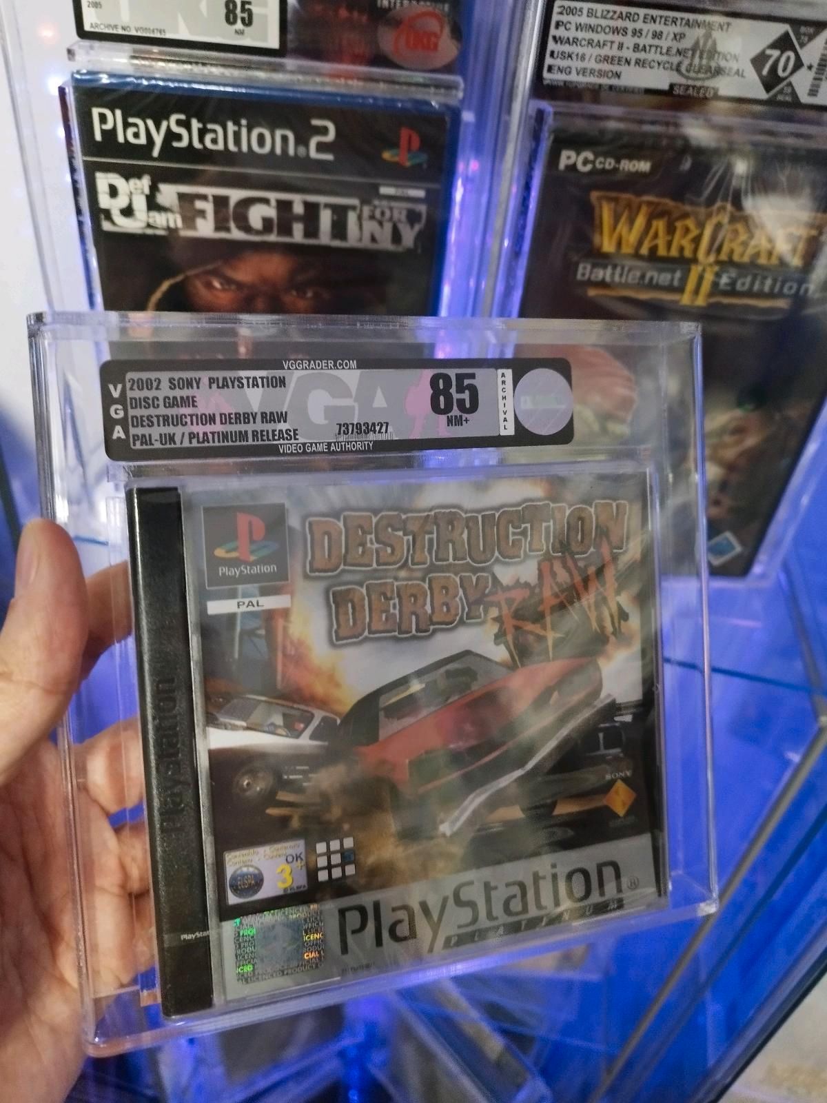Destruction Derby RAW Playstation 1 Ps1 Sealed VGA 85 NM+ - Graded ...